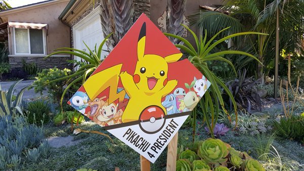 Pikachu 4 President - Pokémon Go Growing Daily | Omnibeat